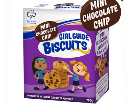 Girl Guide Biscuits - Mini Choc Chip - Girl Guides South Australia